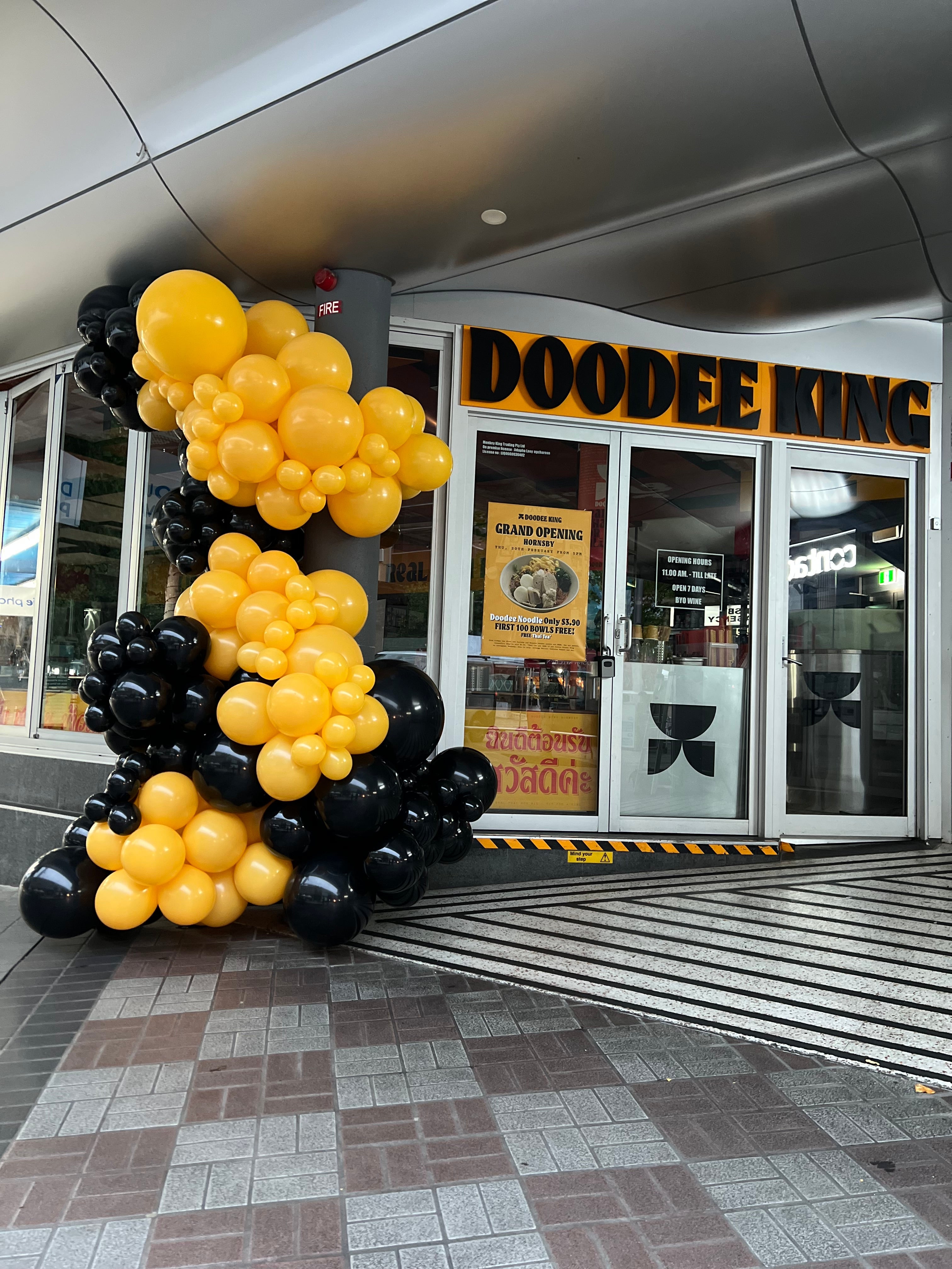 Doodee King Hornsby Grand Opening – Balloon Essentials